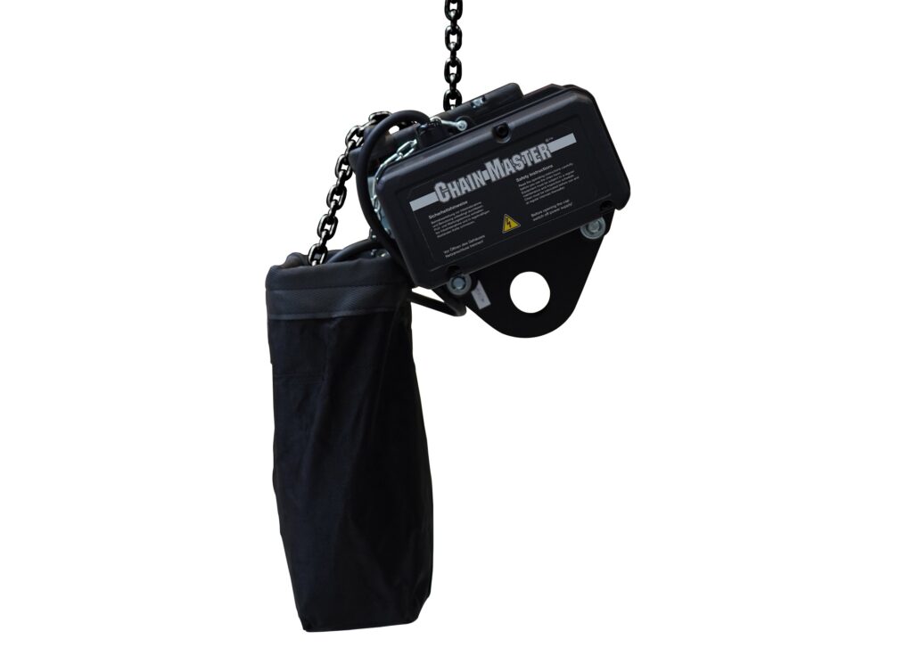 ChainMaster D8+ Hoist 1/2t SWL - 25m HOL with Chain Bag - DMX Productions